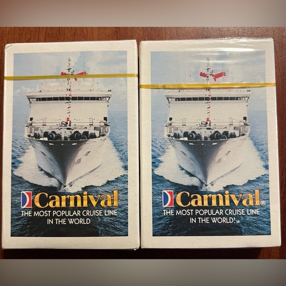 Games | Playing Cards Collectible Carnival Cruises Most Popular Line In ...